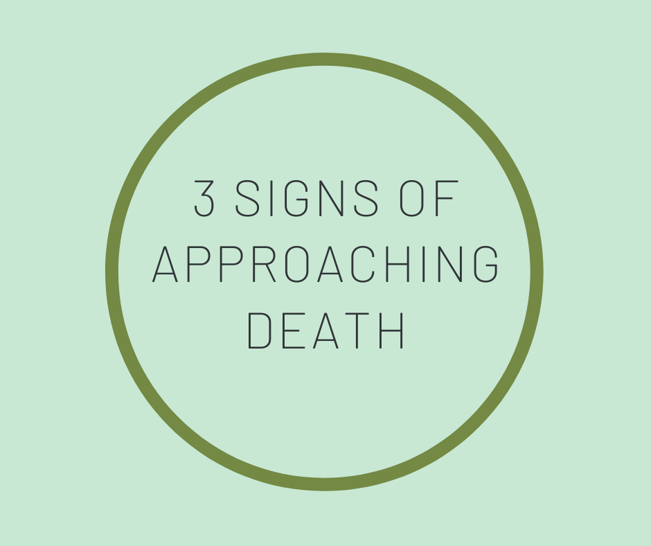 The Three Signs of Approaching Death From Disease or Old Age – BK Books